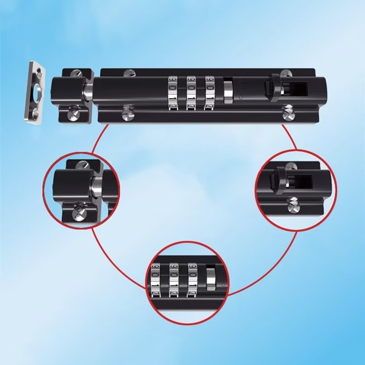 Cod mecanic, Alama, 1000 combinatii posibile, Negru - eMAG.ro