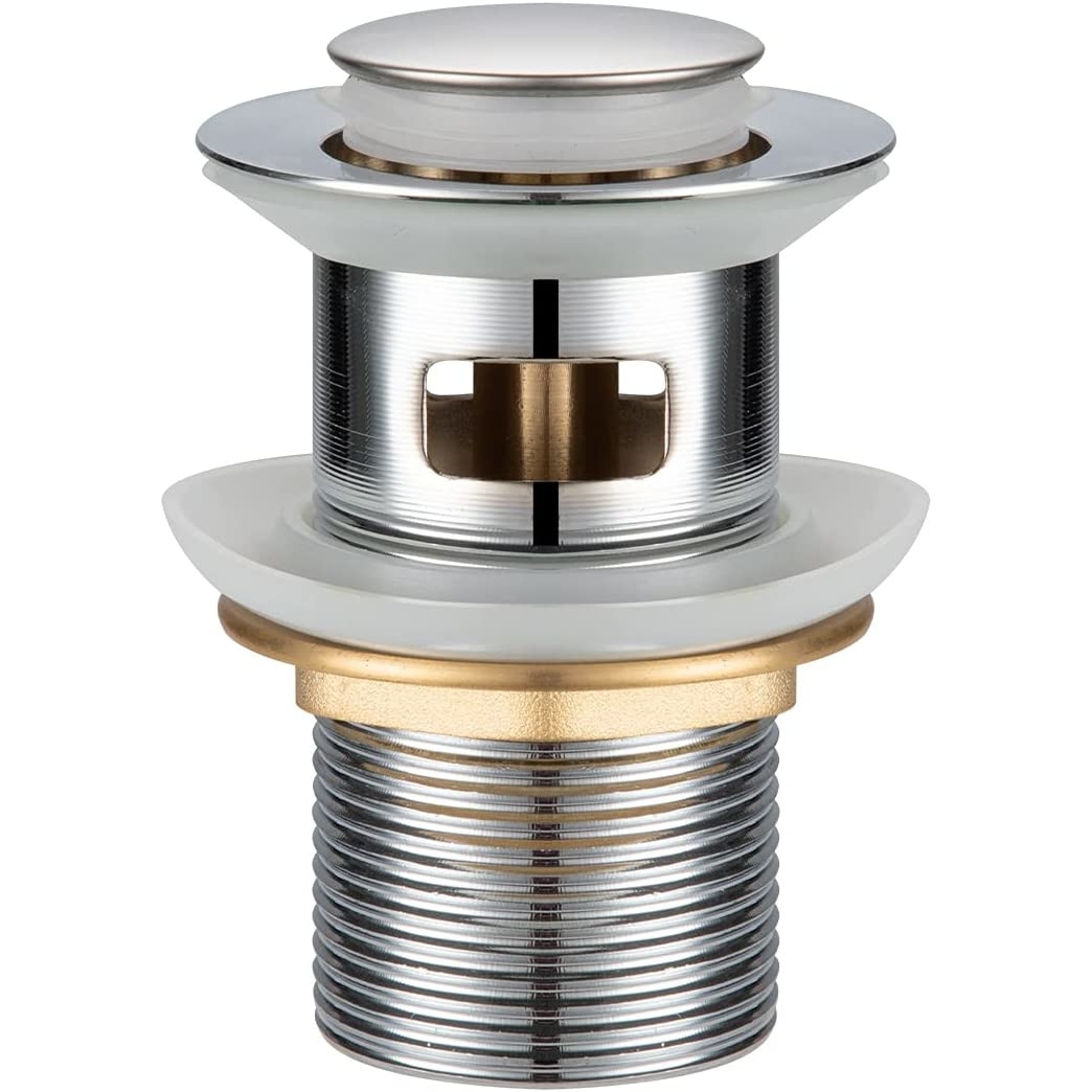 Scurgere pentru chiuveta, INOX/Alama, Pop-up de 1¼", 80 mm, Gri - eMAG.ro