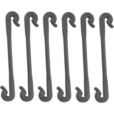 Cleme pentru plante, De fixare a vitei de vie, 100 buc, Plastic, Negru ...