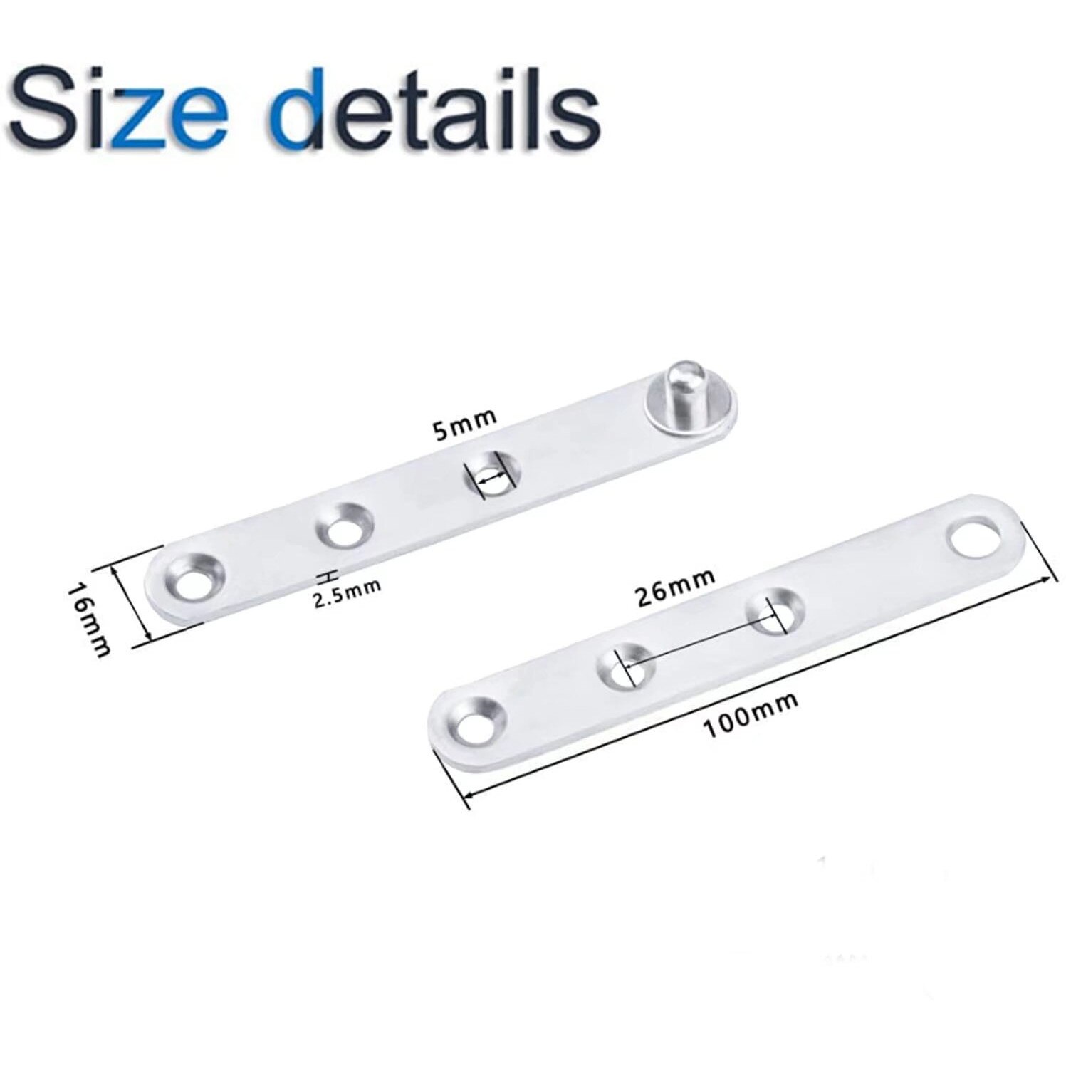 Balamale, Inox, Rotatie de 360 de grade, 4 buc, Argintiu - eMAG.ro