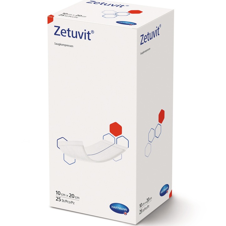 Comprese Sterile Superabsorbante Zetuvit, din material netesut ...