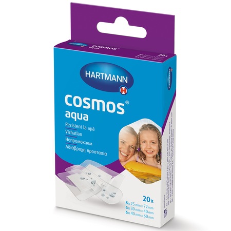 Plasturi transparenti Hartmann Cosmo Aqua, 20 buc - eMAG.ro
