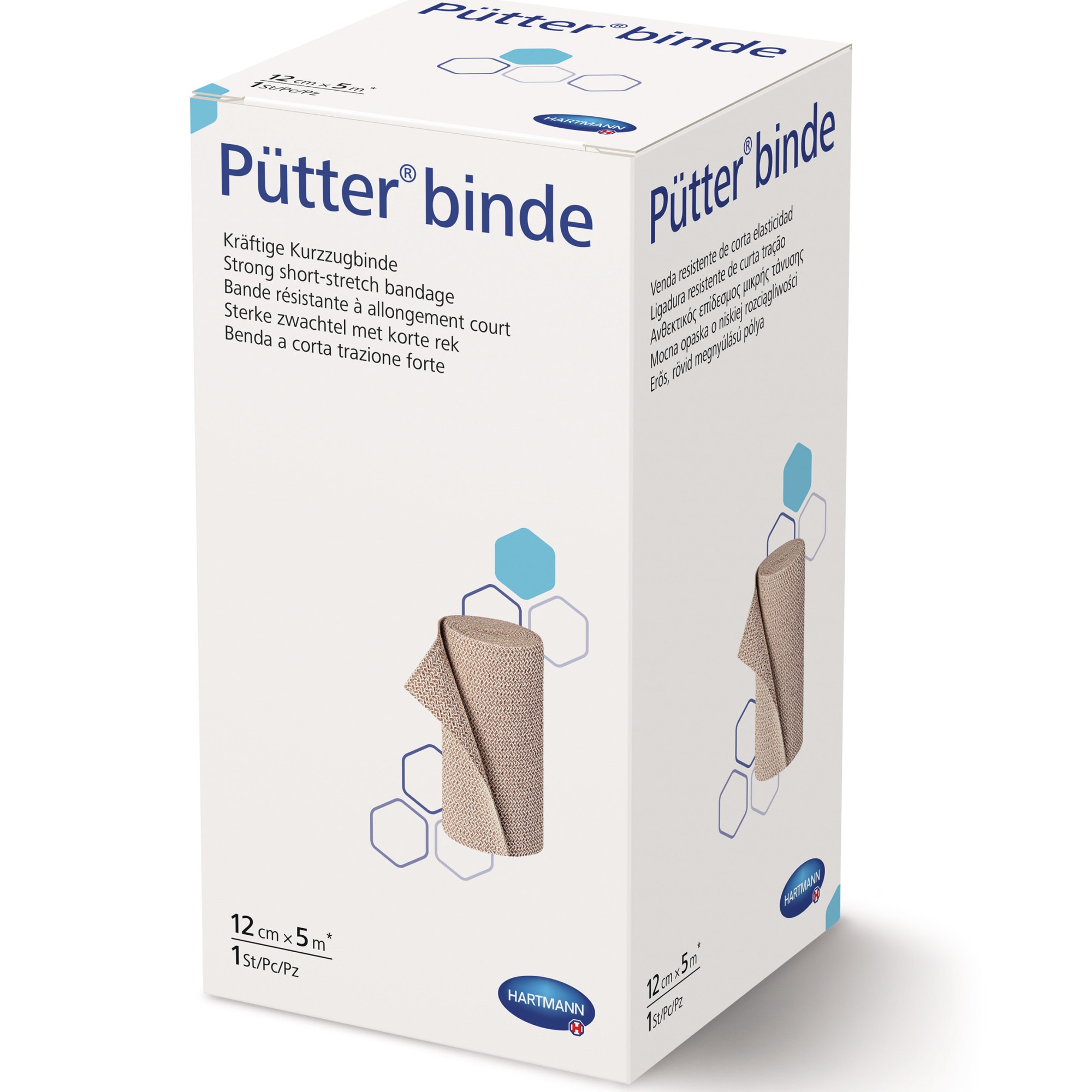 Fasa elastica Hartmann, Putter, 12 cm x 5 m - eMAG.ro