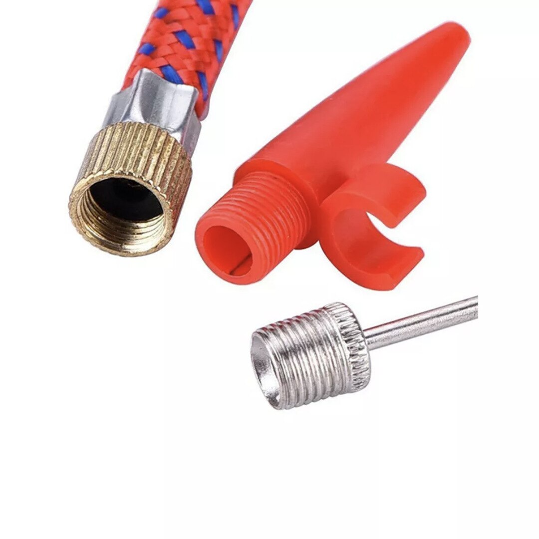 Pompa de aer cu minge pentru fotbal, Albastru, 9 buc - eMAG.ro