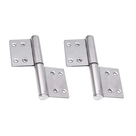 Set 2 Balamale, Inox, 100 x 40 mm, Argintiu - eMAG.ro