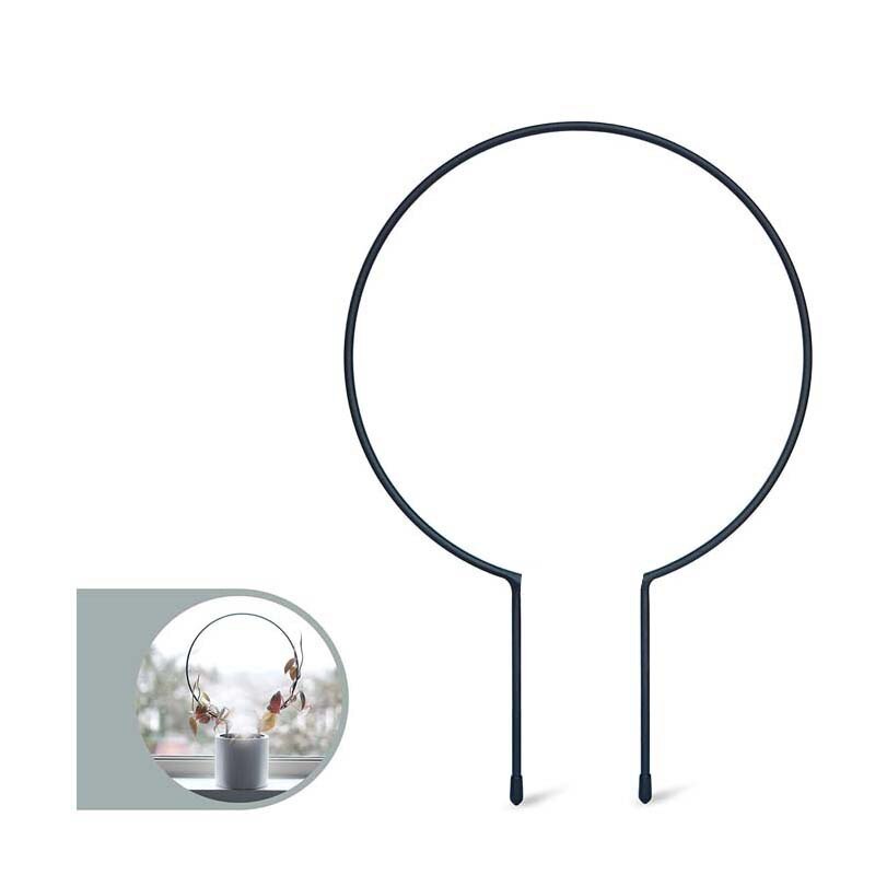 Set 2 x spalier plante, Fier/Plastic, 40 x 25 cm, Negru - eMAG.ro