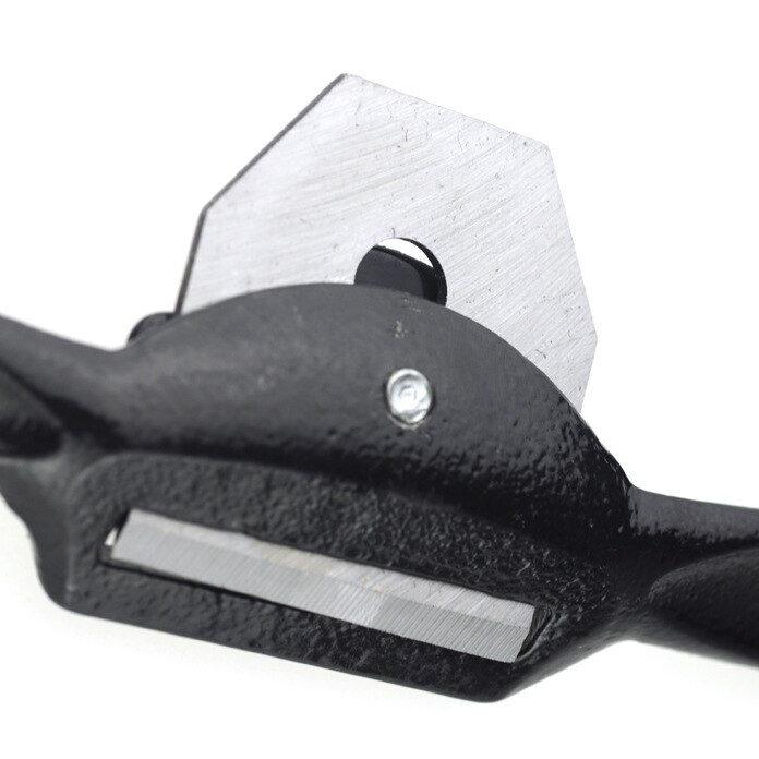 Rindea manuala, Metal, 21 cm, Negru/Argintiu - eMAG.ro