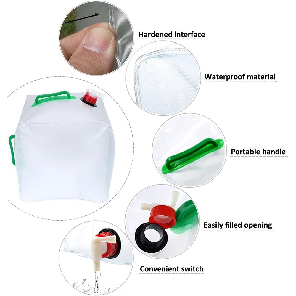 Rezervor de apa, PVC, 20 l, Transparent - eMAG.ro