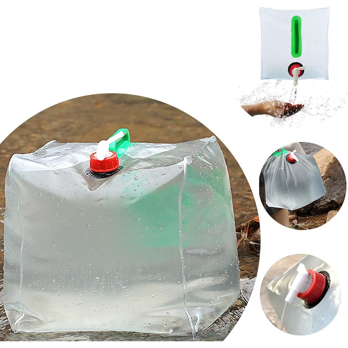 Rezervor de apa, PVC, 20 l, Transparent - eMAG.ro