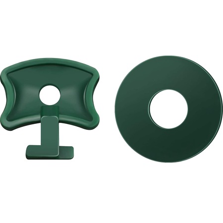 Set cleme/saibe fixare pentru solarii, Plastic, 200 piese, 2 x 2 cm ...