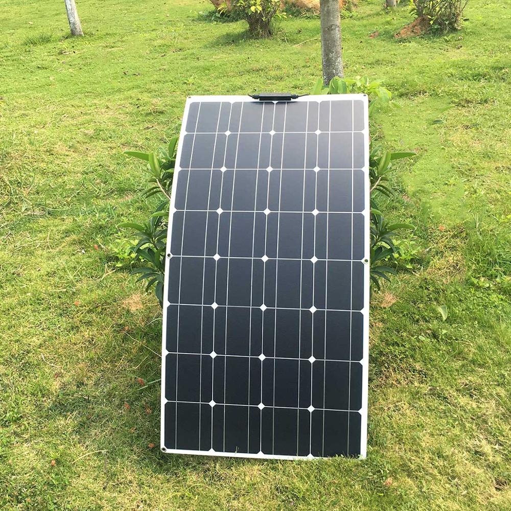 Kit Panou Solar Monocristalin, Flexibil, 12 V, 400 W, 32 de celule, Kit ...