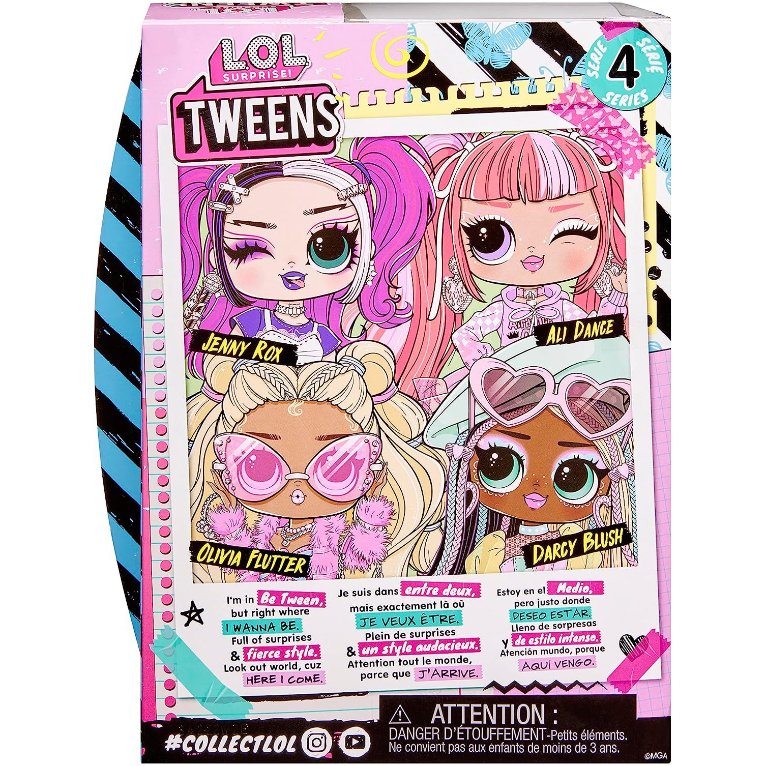 LOL Surprise! Baba Tweens S4, Olivia Flutter, 15 meglepetés - eMAG.hu