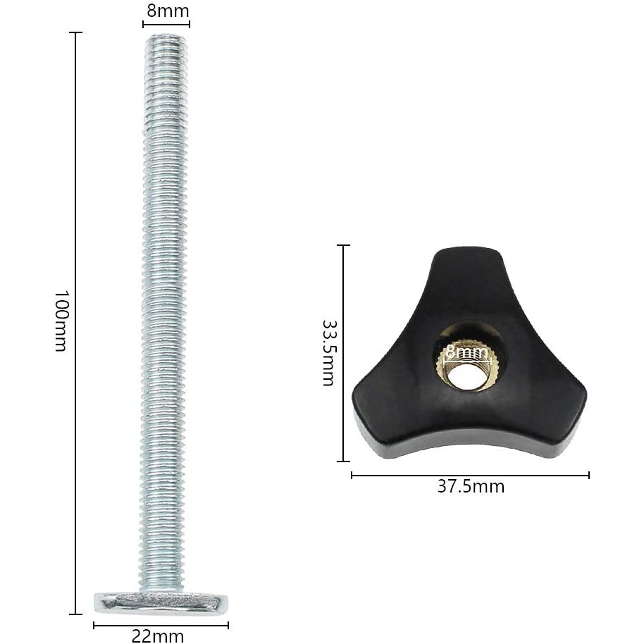 Set 2 cleme de fixare, Metal, Argintiu - eMAG.ro
