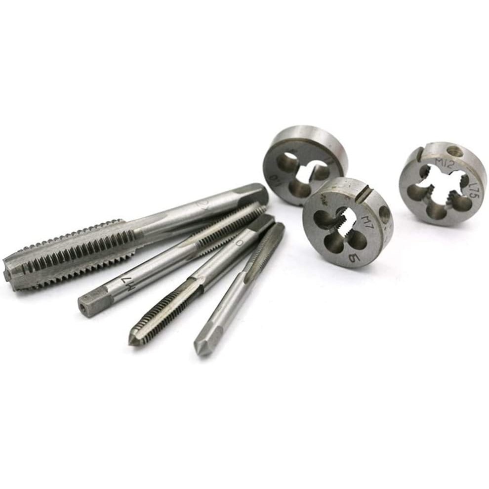 Set de filiere si tarozi, Metal, 12 piese, Argintiu - eMAG.ro