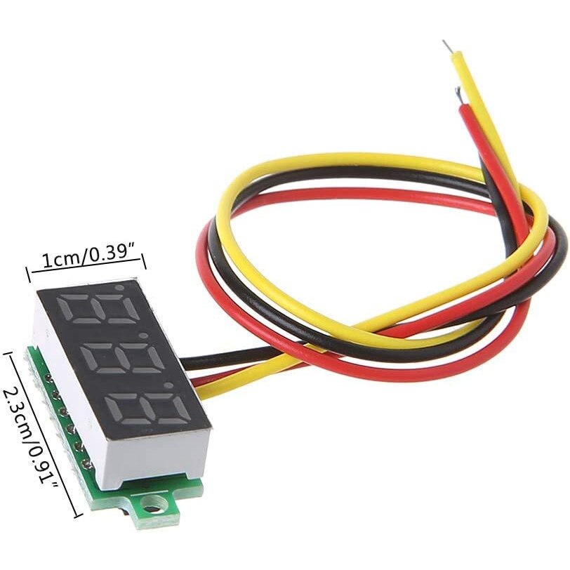Voltmetru digital, 0-100 V, LED, 80-106kPa, Multicolor, 4 buc - eMAG.ro