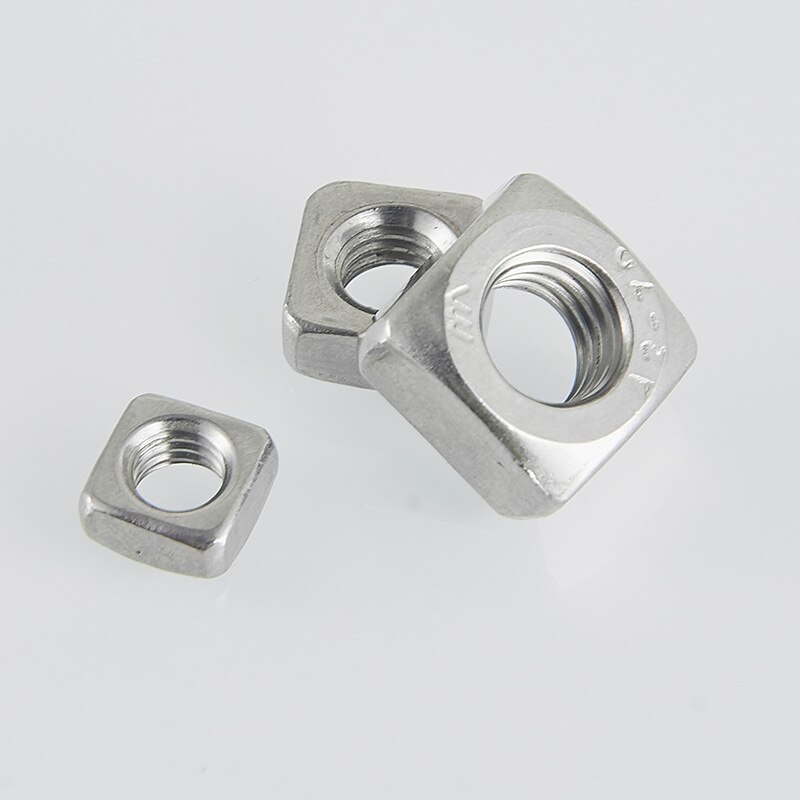 Set 50 piulite patrate, Otel inoxidabil, M6, Argintiu - eMAG.ro