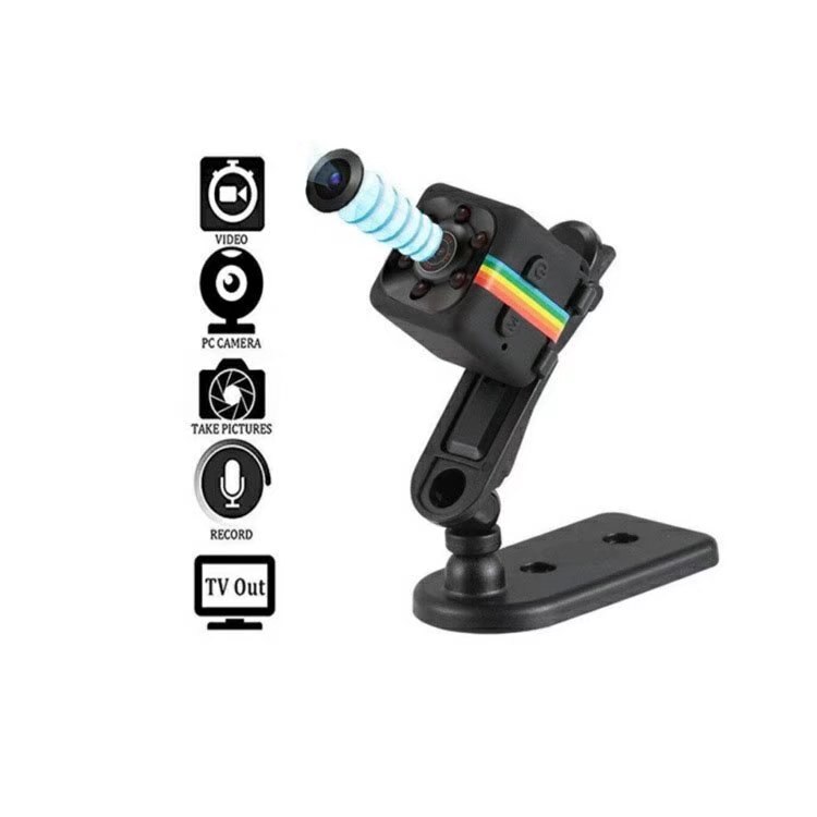 Camera mini HD fara fir, Cu infrarosu, Negru - eMAG.ro