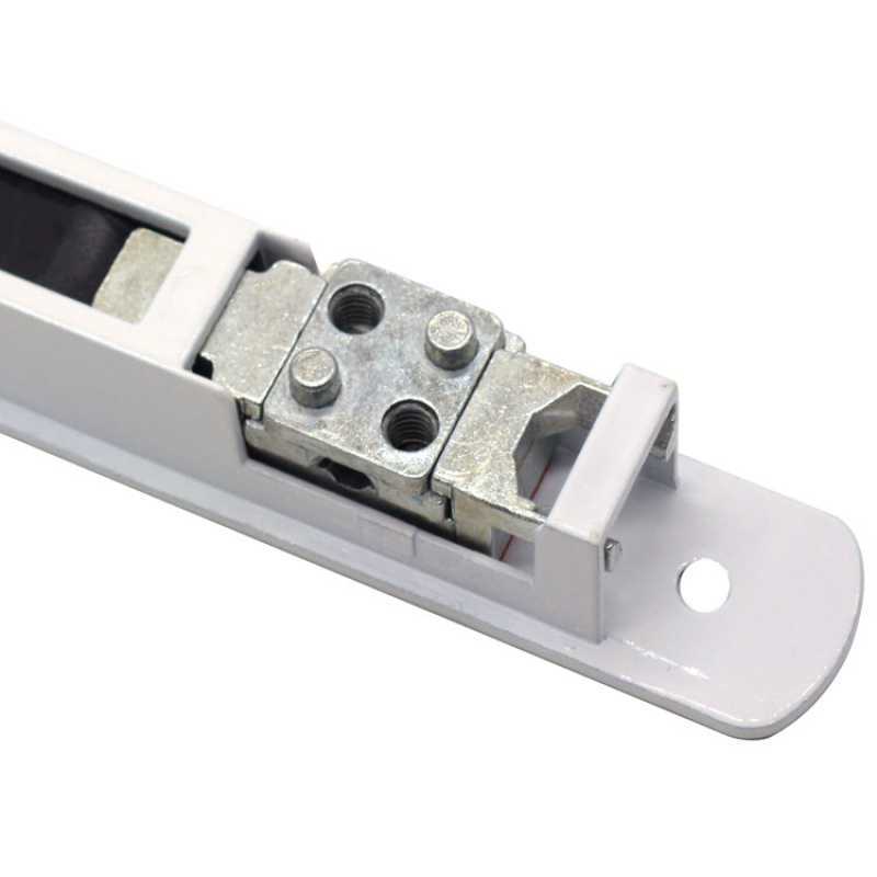 Incuietoare usi glisante, Aliaj, 198x26.5 mm, Negru/Alb, 2 buc - eMAG.ro