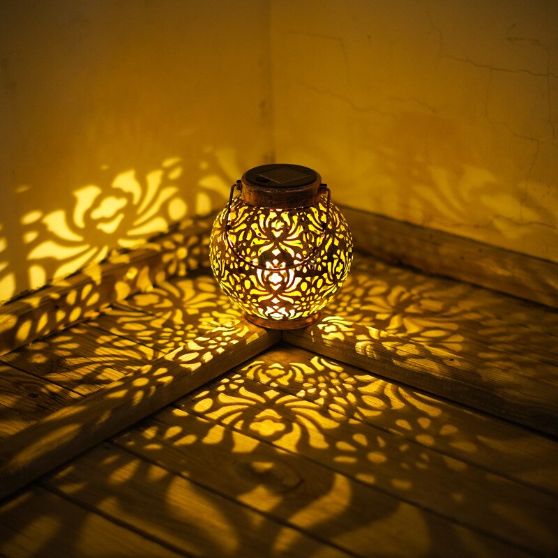 Lampa solara de gradina, Plastic, 15.5 cm, Alb cald - eMAG.ro