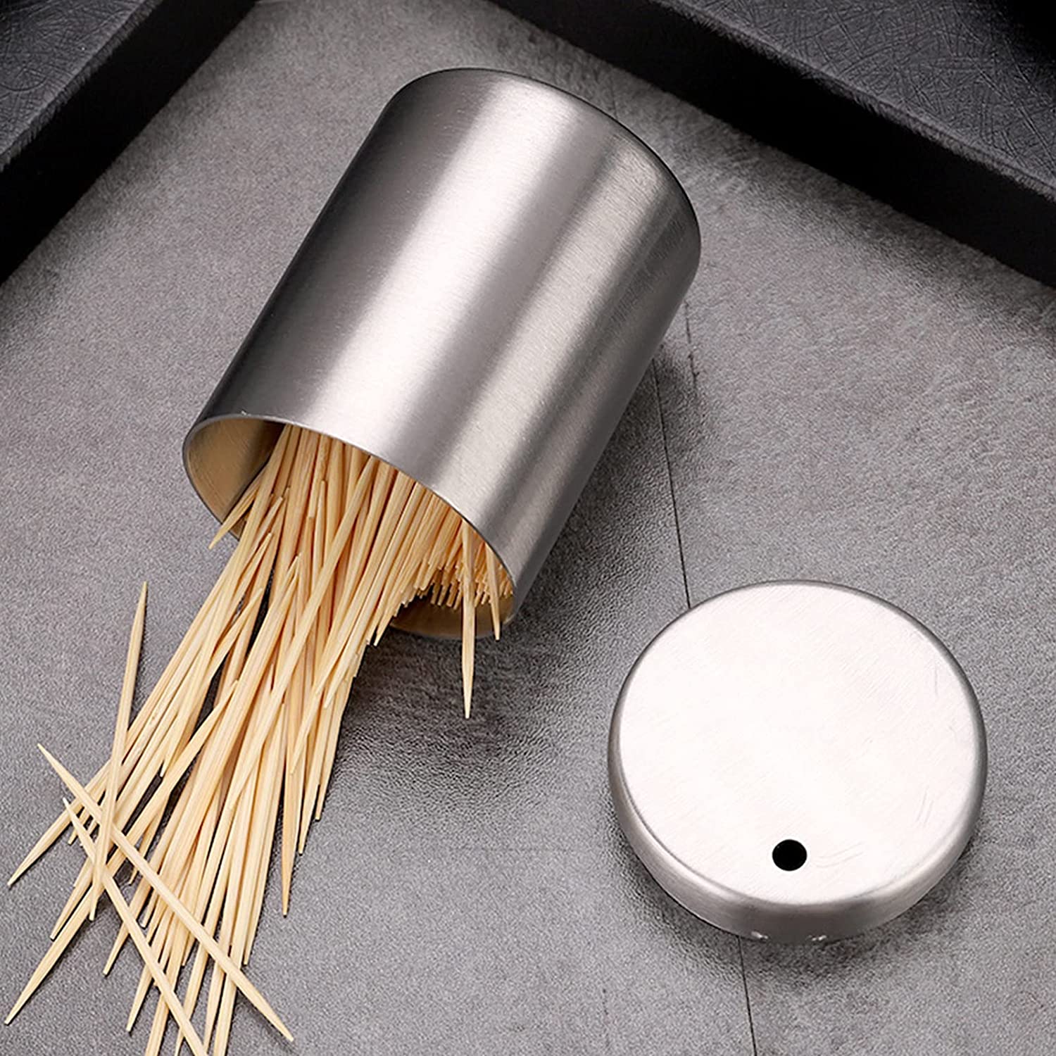 Suport scobitori, Inox, Argintiu - eMAG.ro