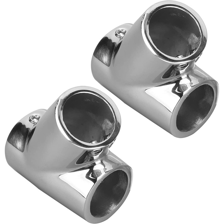 Set 2 buc. accesorii balustrada de 60 de grade, Inox, Argintiu - eMAG.ro