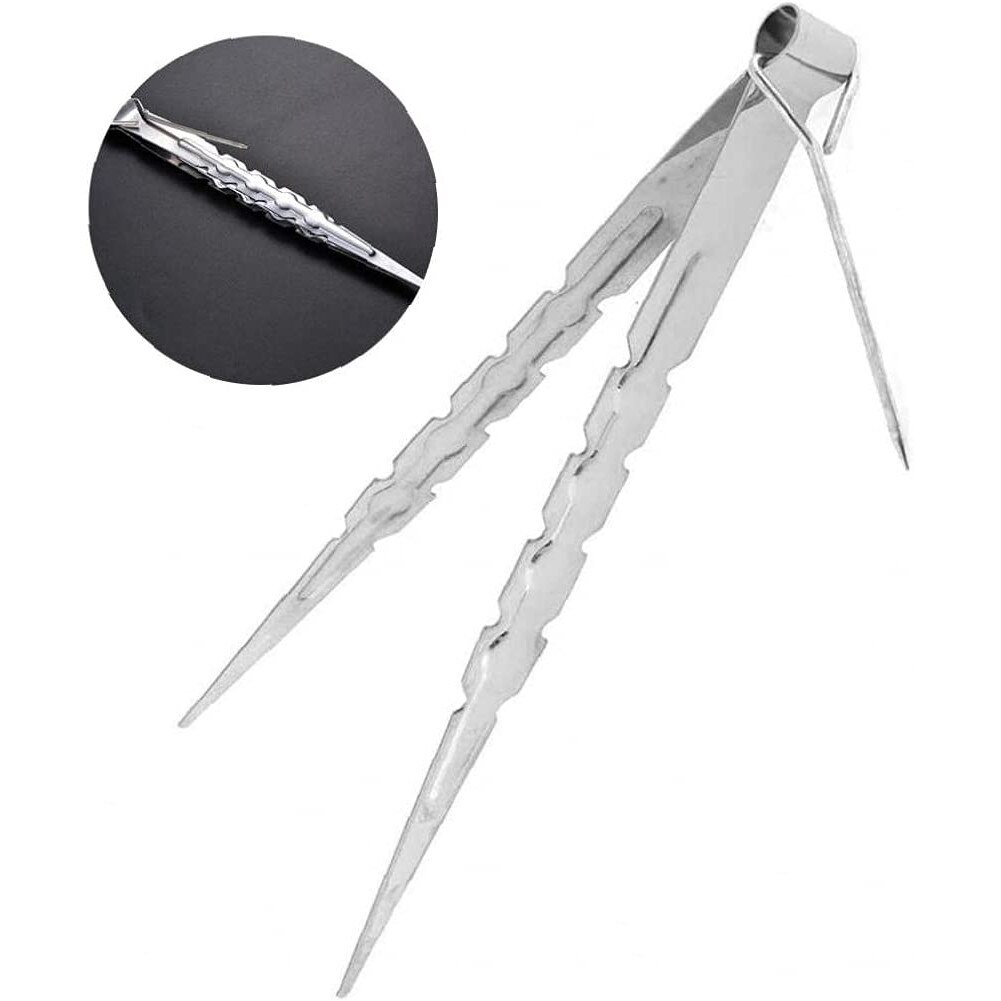 Set 2 clesti pentru carbune, INOX, 22x2x2 cm, Argintiu - eMAG.ro