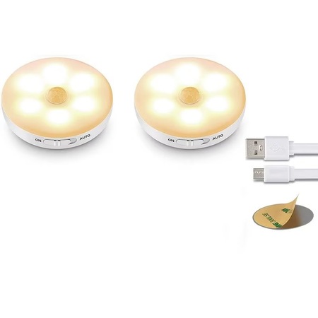 Set 2 lampi LED, USB, Alb - eMAG.ro