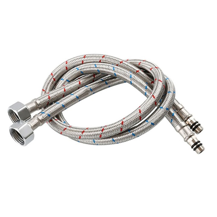 Furtun flexibil pentru robinet, 600 mm, G1/2 - eMAG.ro