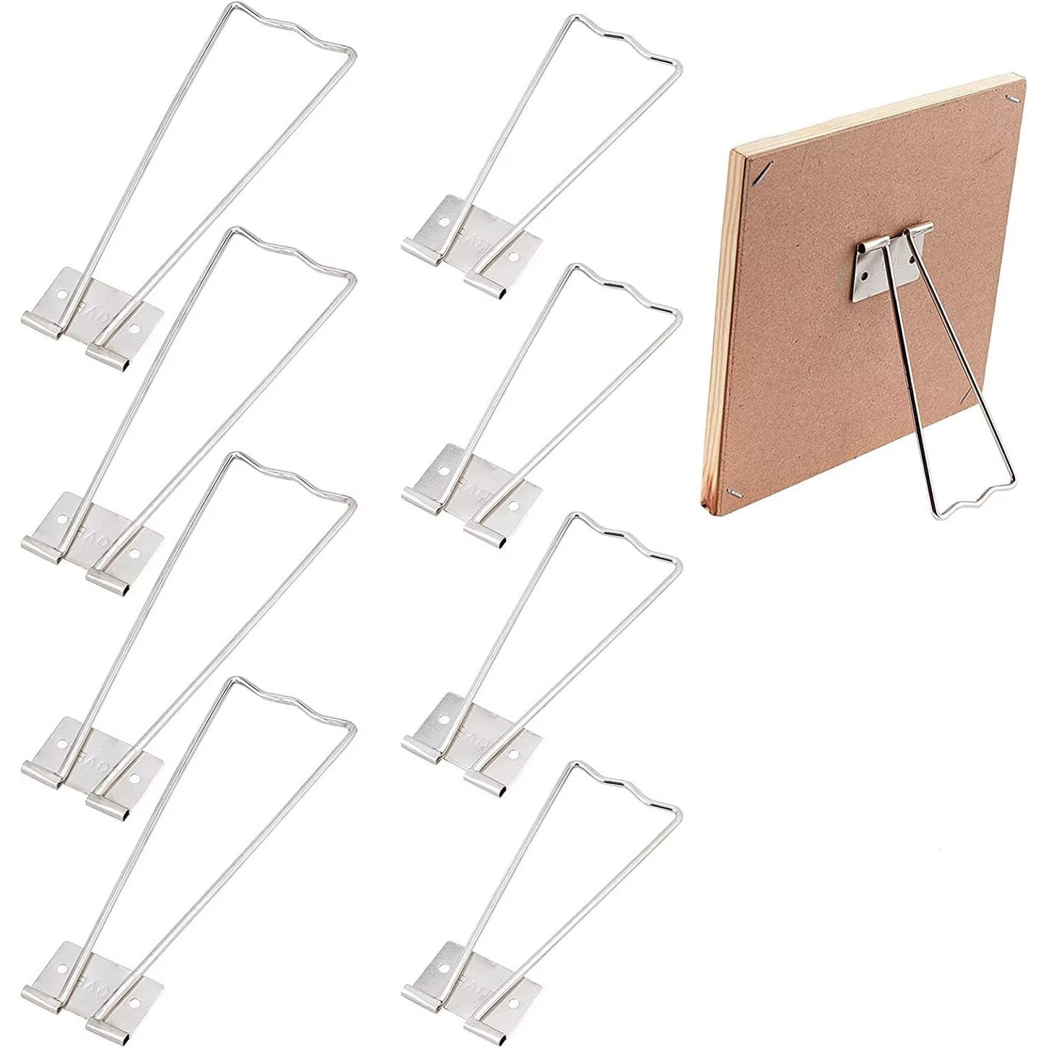 Set 12 suporturi rama foto, Fier, Argintiu - eMAG.ro