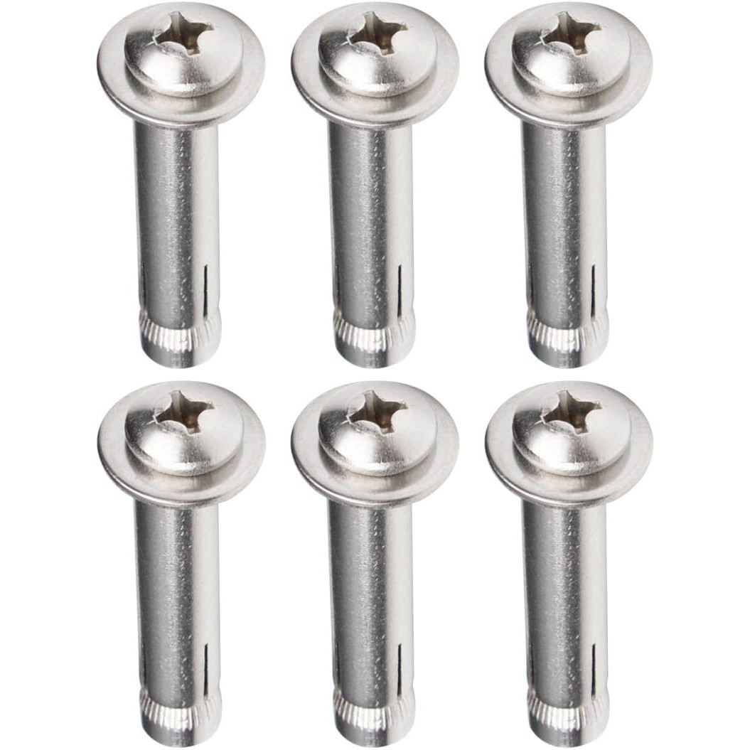 Set 6 suruburi, Inox, M6x80mm, Argintiu - eMAG.ro