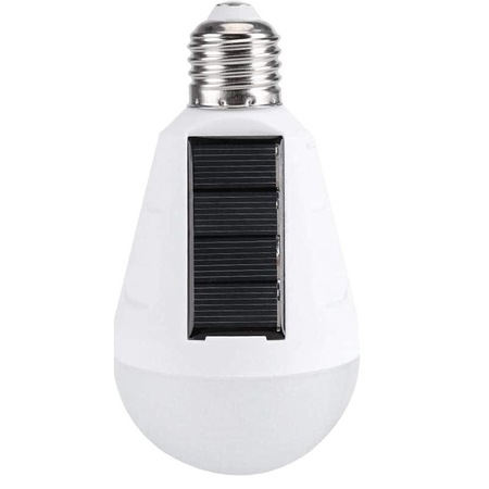 Bec solar cu 16 LED-uri, IP65, ABS, Alb - eMAG.ro