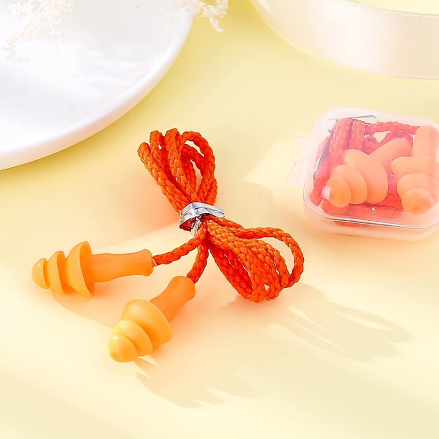 Set 6 perechi dopuri de urechi, Silicon, Multicolor - eMAG.ro