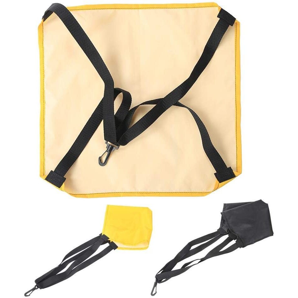 Set Parasuta de inot, Nylon, 2 Bucati, Negru/Galben - eMAG.ro