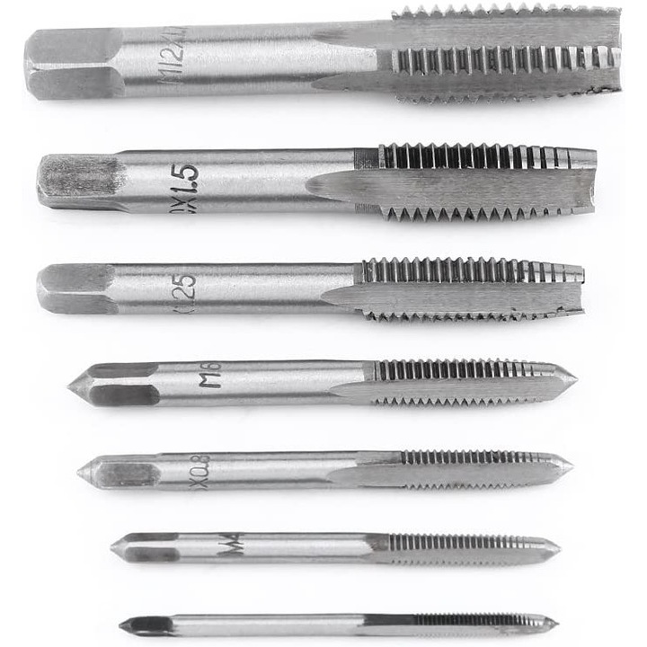 St 7 filete metrice burghiu, M3 M4 M5 M6 M8 M10 M12 - eMAG.ro