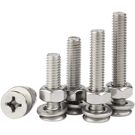 Set suruburi, Inox, 20 mm, Argintiu - eMAG.ro