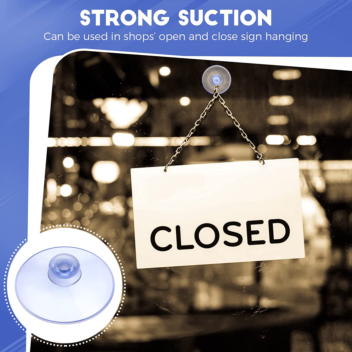 Set 12 ventuze perete, PVC, 45/30/20mm, Transparent - eMAG.ro