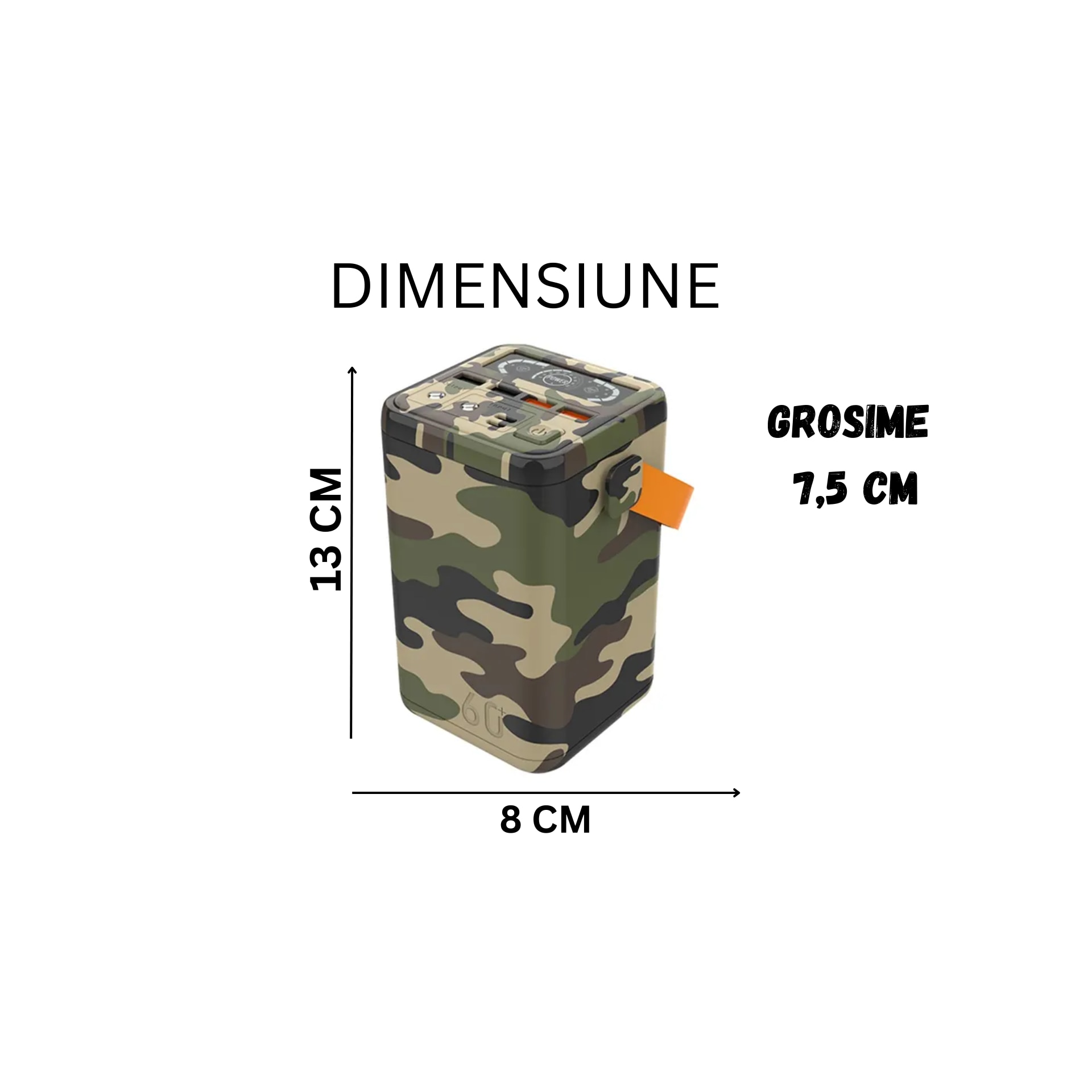 Acumulator Extern 60000 mAh, TU&YA® 36W, 3x USB, 2 x Type C, QuickCarge ...