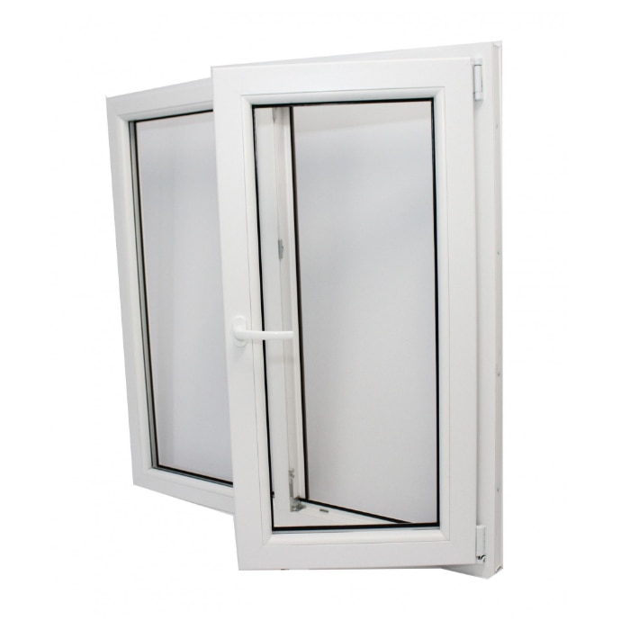 Fereastra PVC, ALCONF, 4 camere, 2 canate, Alb, deschidere ...