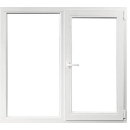 Fereastra PVC, ALCONF, 4 camere, 2 canate, Alb, deschidere ...