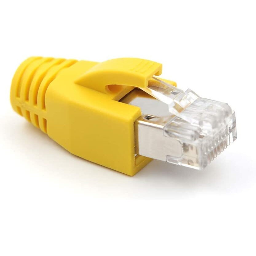Set 50 mufe cablu RJ45, Plastic, Cat6/Cat7, Galben - eMAG.ro