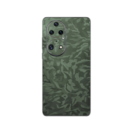 Folie iSkinz pentru Huawei P50 Pro - Camo Verde Military Green Shadow ...