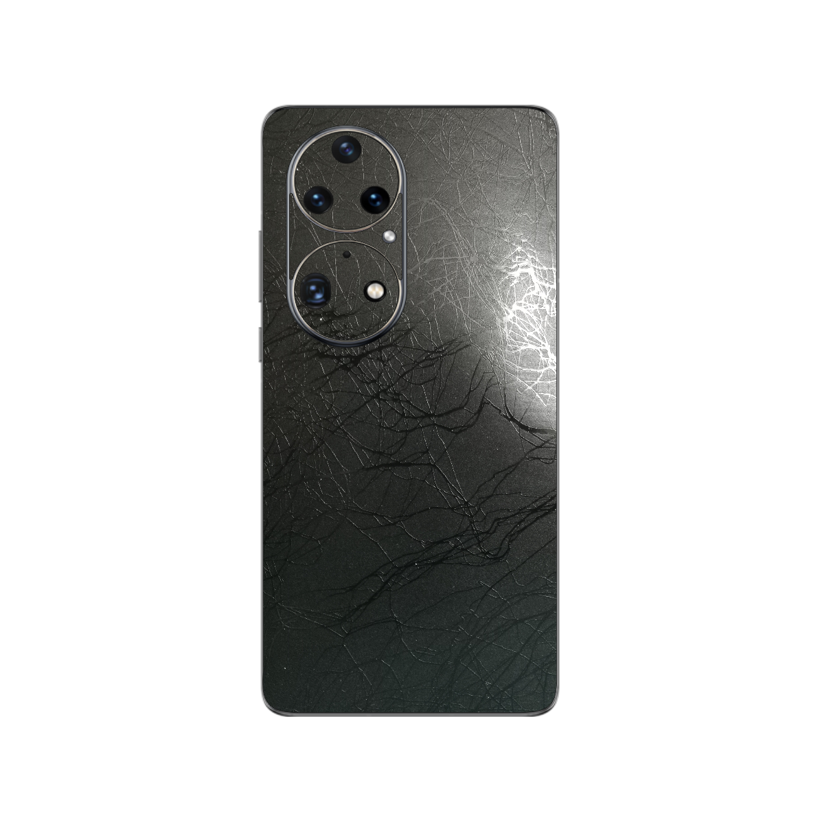 Folie Protectie iSkinz pentru Huawei P50 Pro - Cocoon Black Simple Cut ...