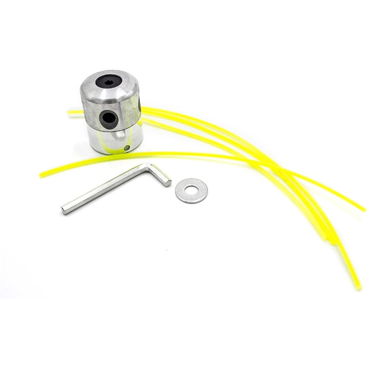 Kit cap dublu filetat masina de tuns iarba, Aluminiu, Compatibilitate ...