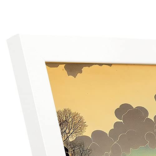 Poster pictura Raul inghetat in stil japonez, Nacnic, Cu rama alba, A3 ...