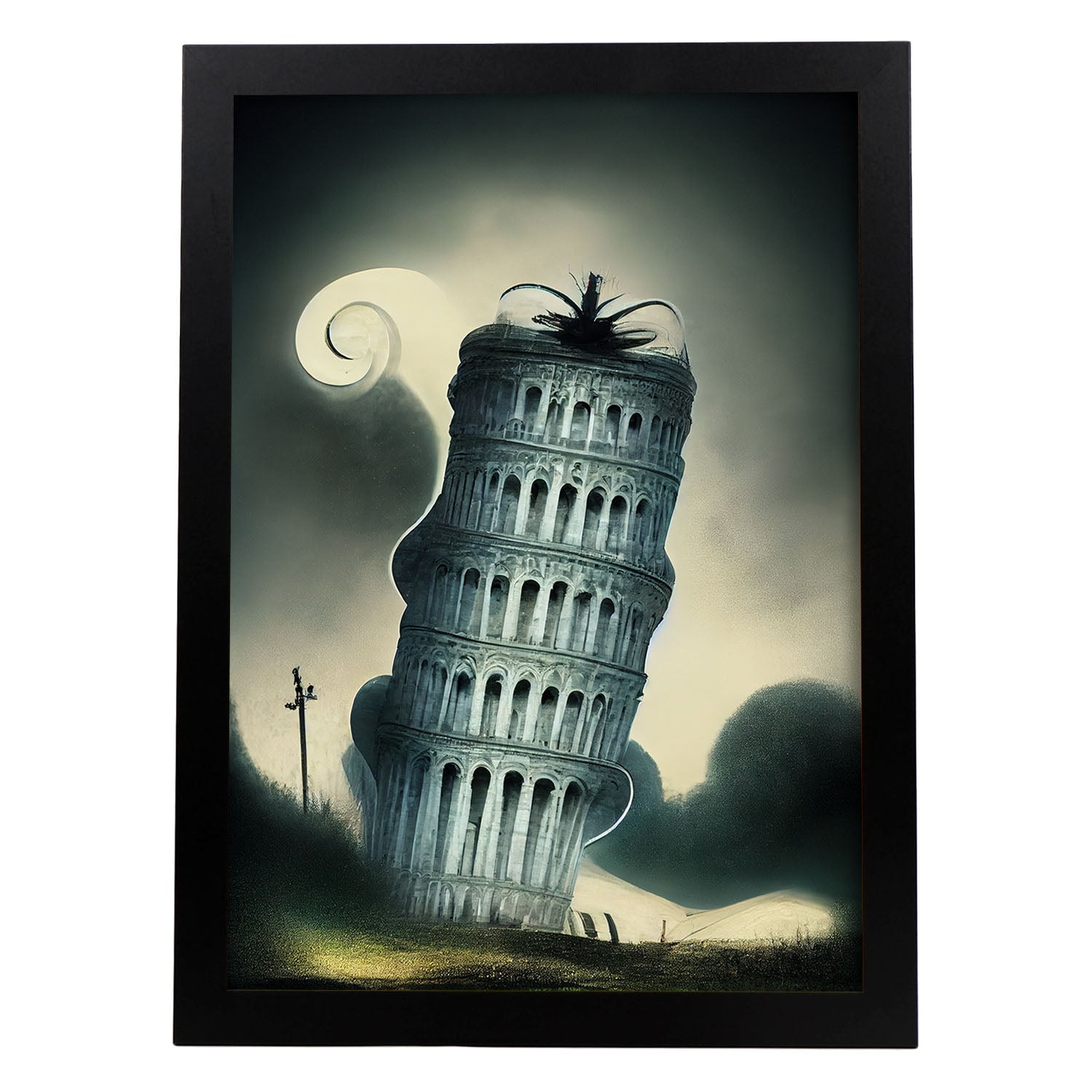 Tablou, Nacnic, Tower of Pisa, Rama neagra A4 - eMAG.ro