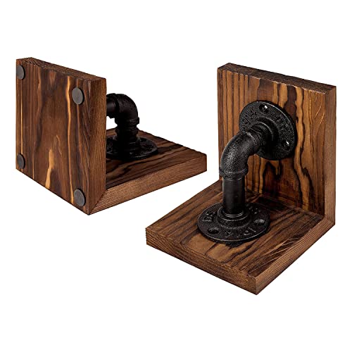 Set 2x suport carti decorativ, Nacnic, MDF/Lemn, 16,5 x 15 x 10 cm ...
