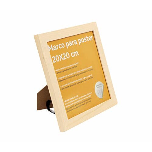 Rama foto, Nacnic, MDF, 20x20cm, Alb - eMAG.ro