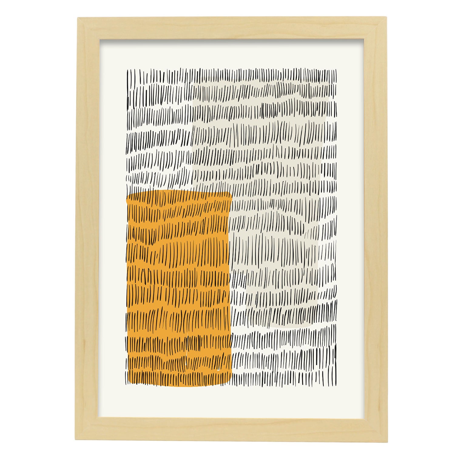 Tablou, Nacnic, Abstract, A4, Bej,17147-1-A4-CM-ALB - eMAG.ro