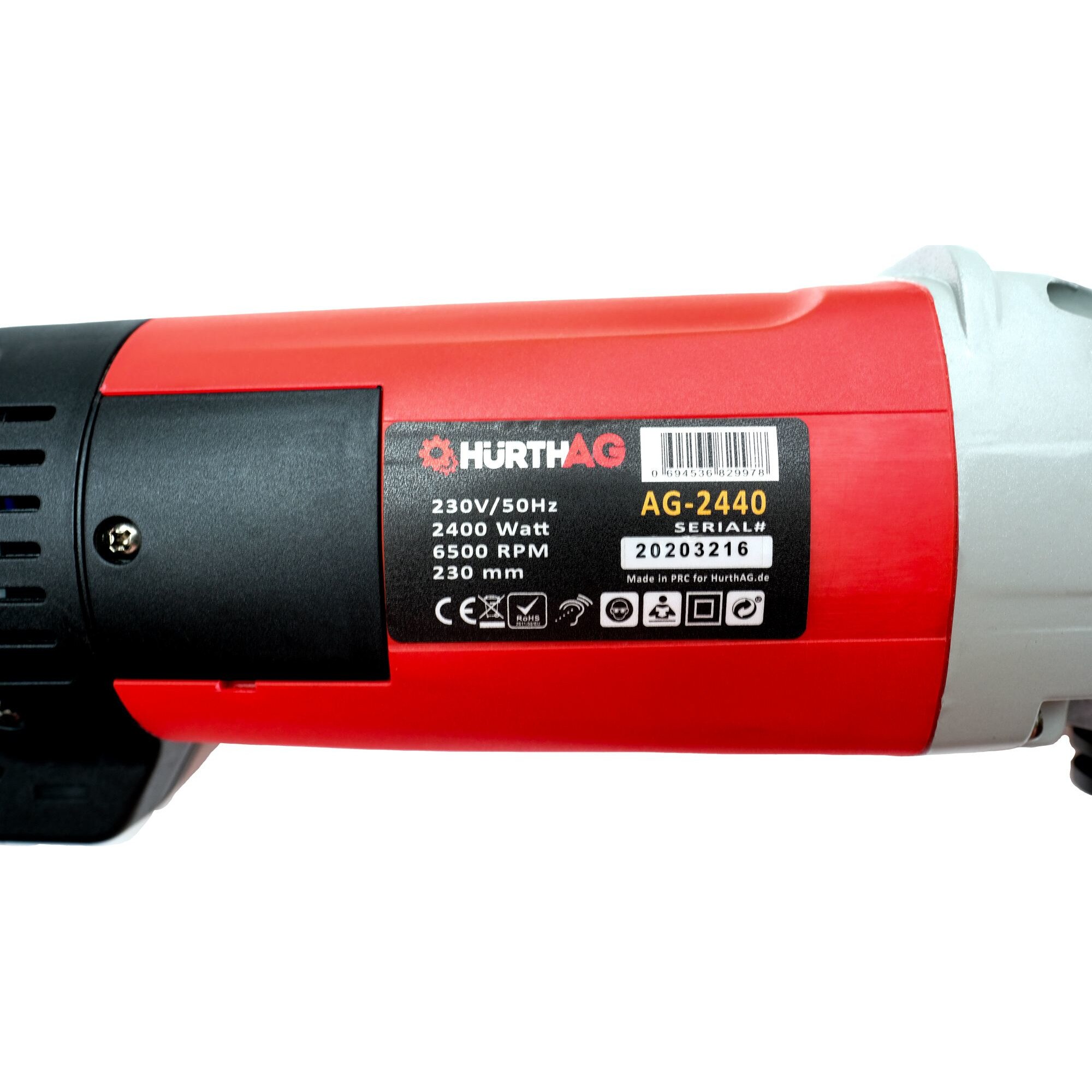 Polizor unghiular, HurthAG, 2400 W, Rosu/Negru - eMAG.ro