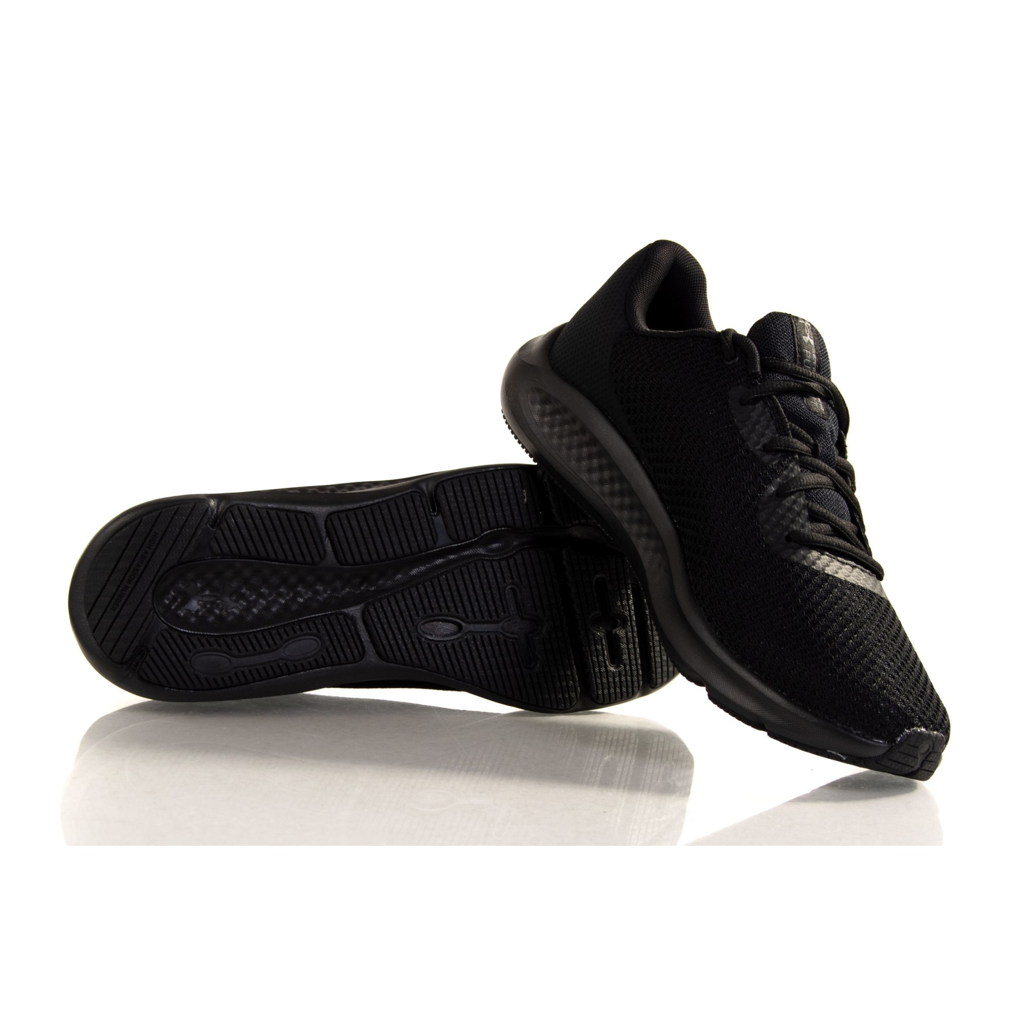 Adidasi sport, Under Armour, Textil, Spuma, Negru, 47 - eMAG.ro